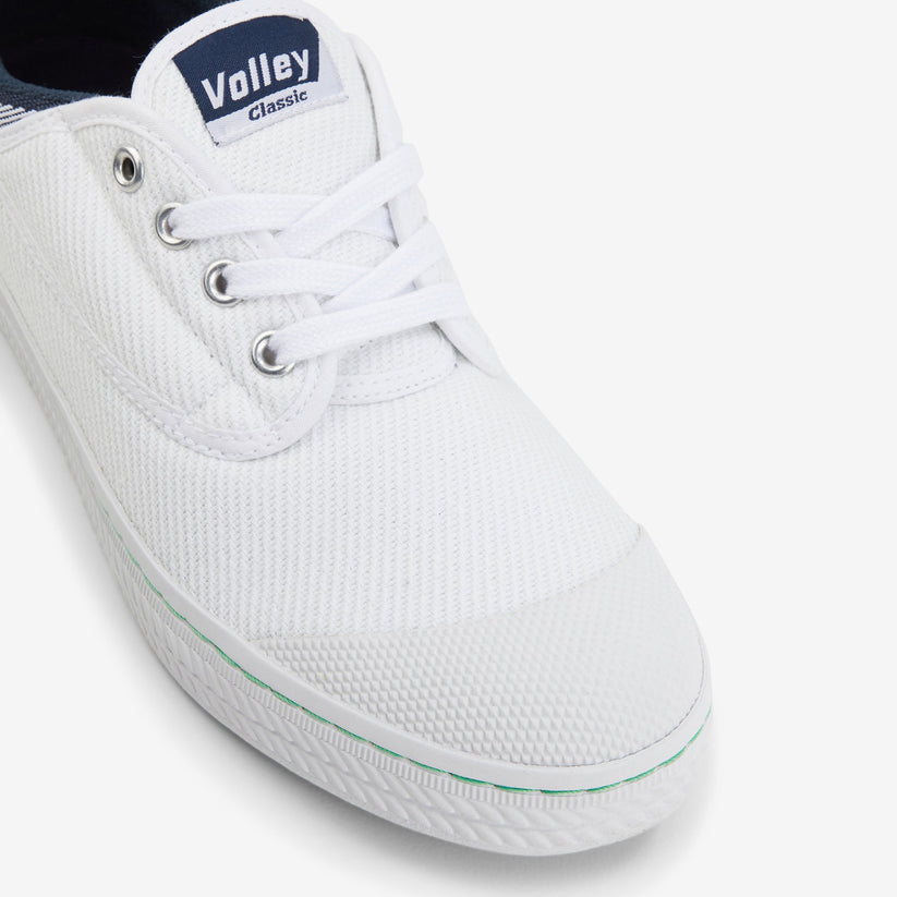 Classic Canvas White/Navy – Volley Australia
