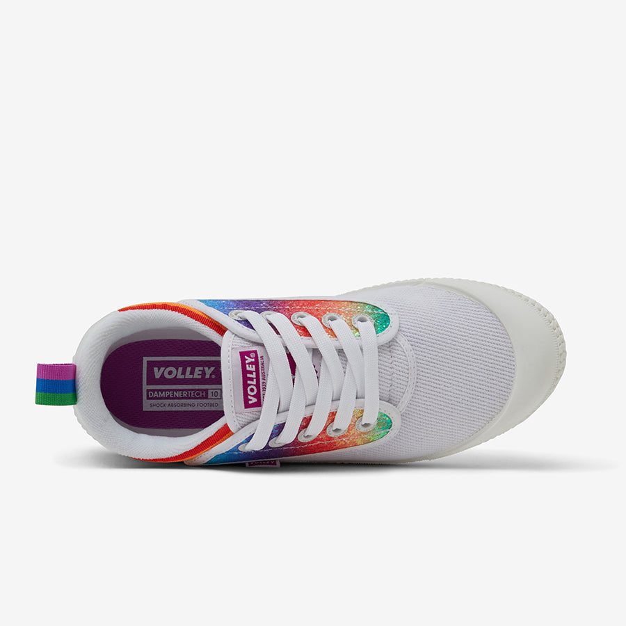 Pride Heritage Low Rainbow Glitter Volley Australia Pride Heritage Low Rainbow Glitter Volley Australia